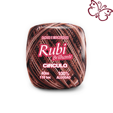LINHA RUBI BRILHANTE MESCLADO 40M CÍRCULO - LINHA RUBI BRILHANTE ...